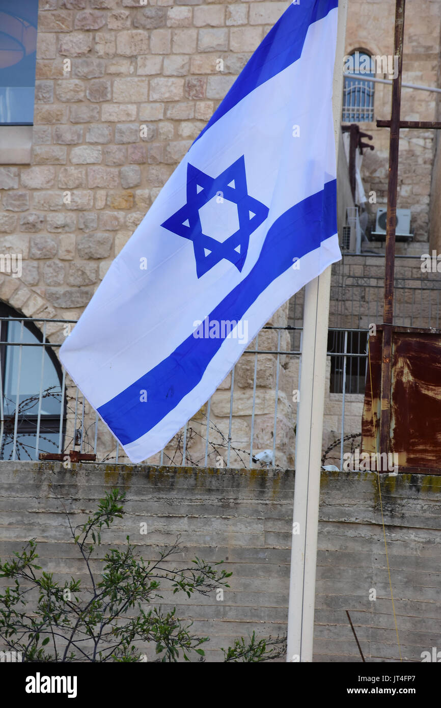 Flags of Israel Stock Photo - Alamy