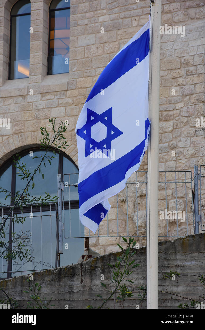 Flags of Israel Stock Photo - Alamy
