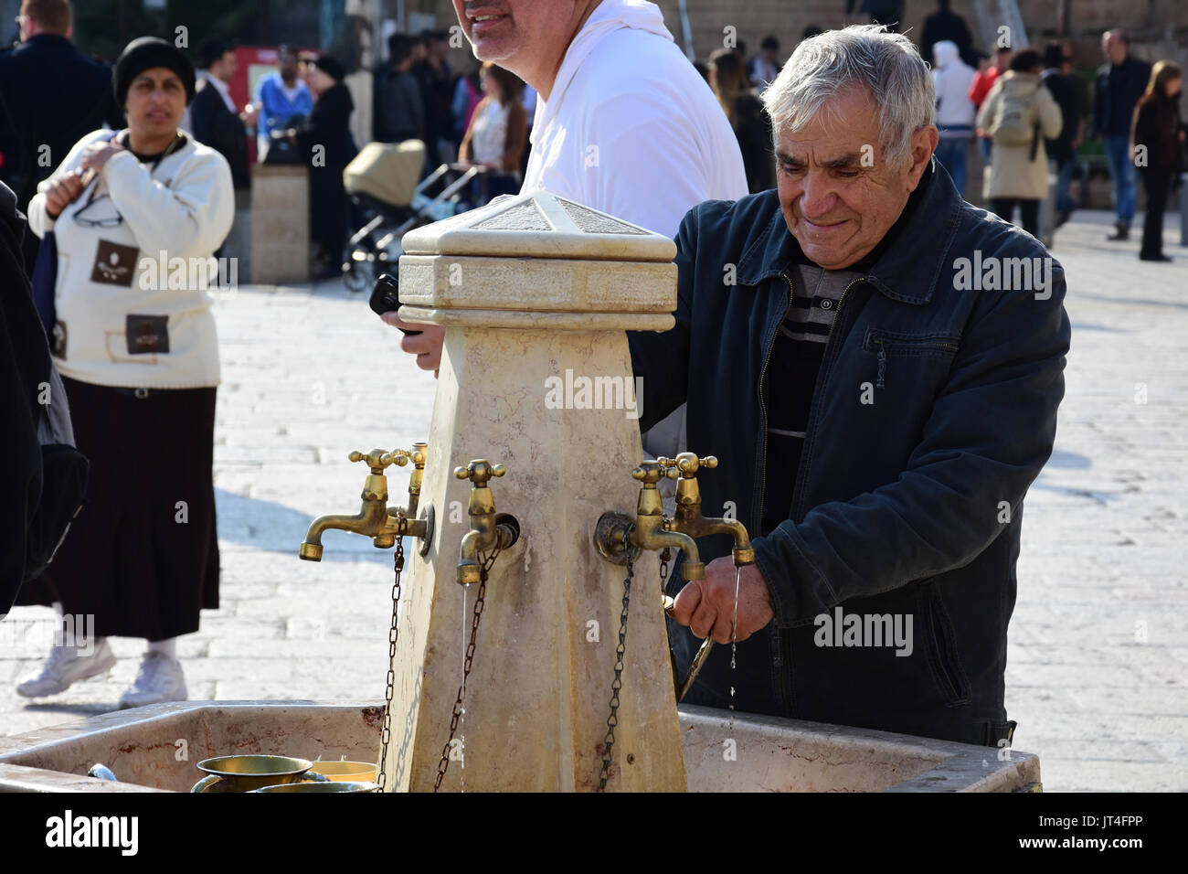 holy water station in israel Stock Photo - Alamy