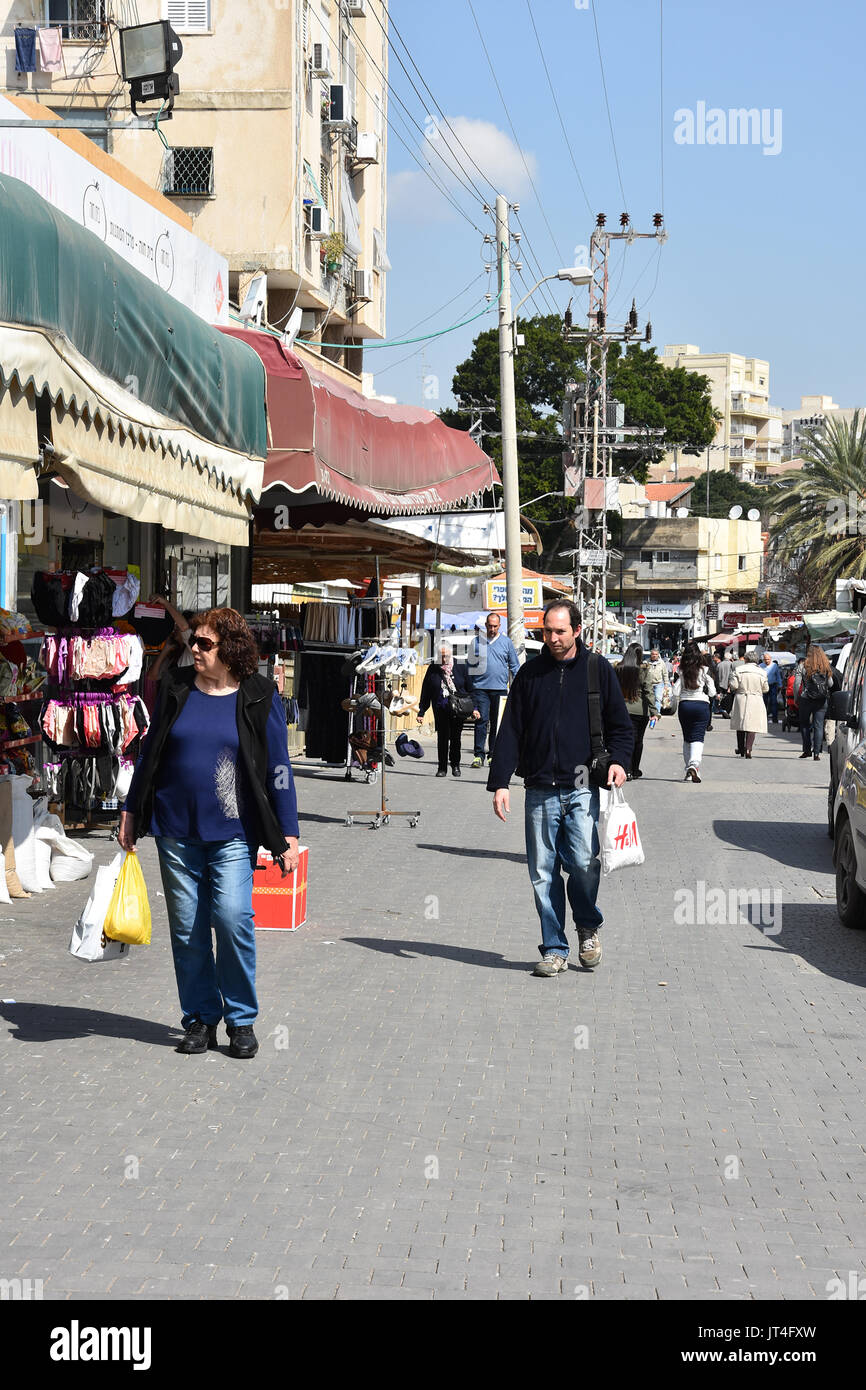 street market in israel Stock Photo - Alamy