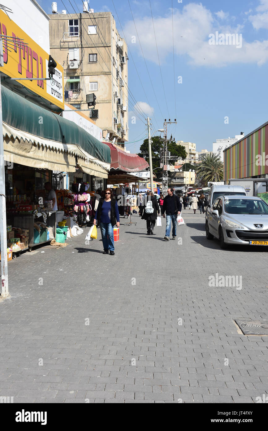 street market in israel Stock Photo - Alamy