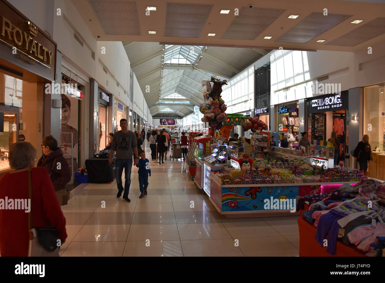 shopping mall in israel Stock Photo - Alamy