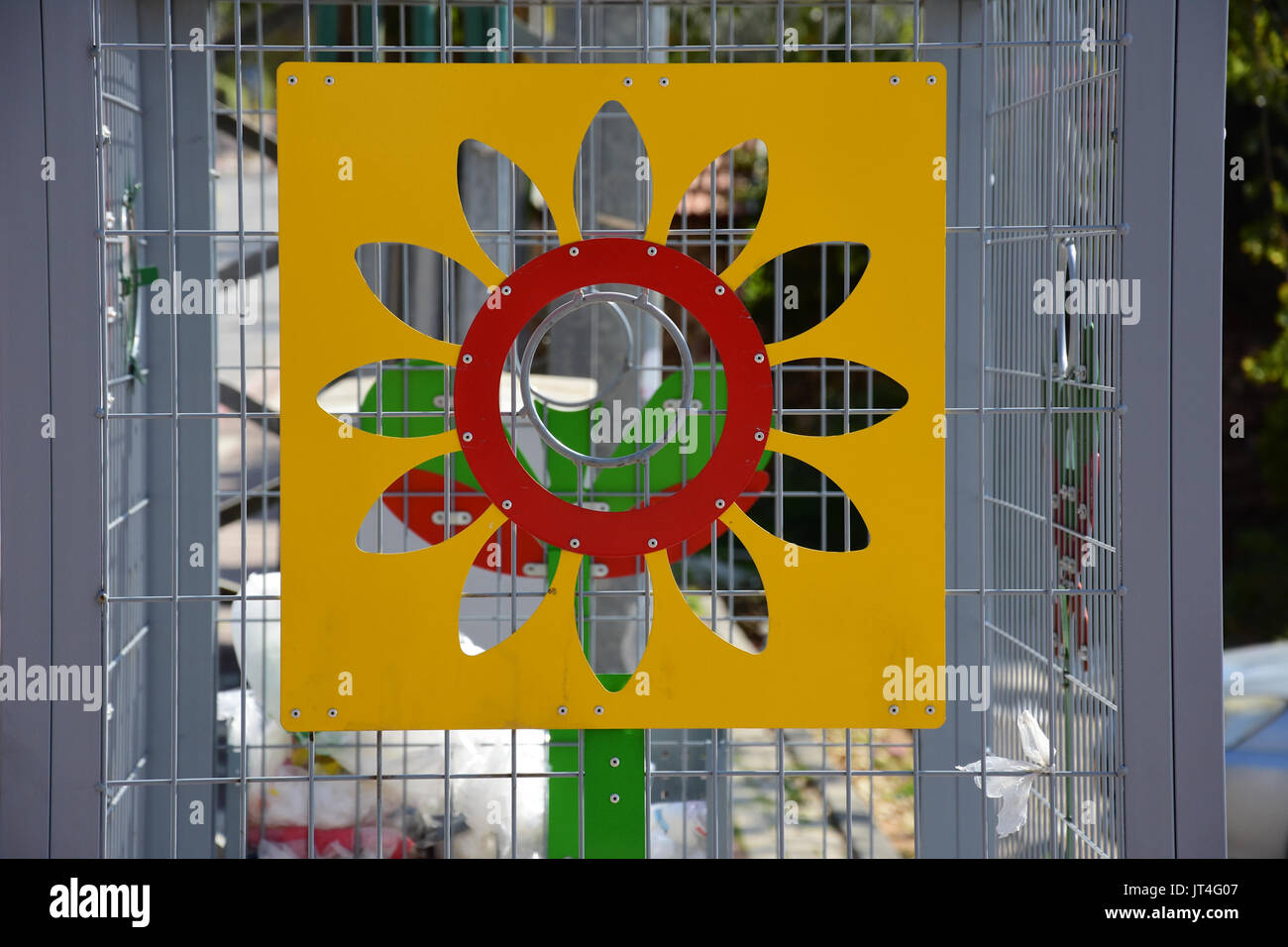 recycling bin for plastic bottles Stock Photo - Alamy