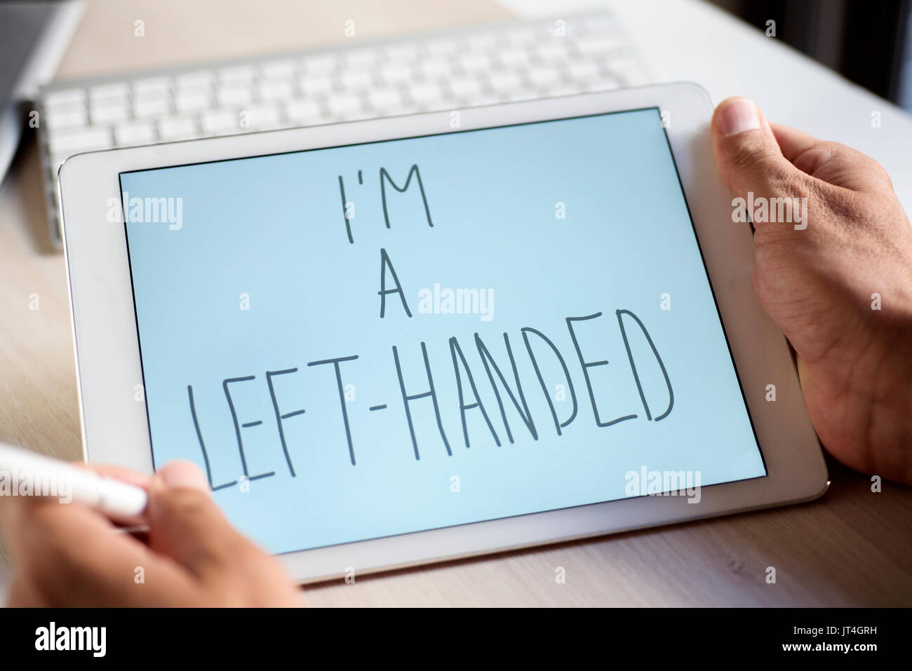 International left handed day hi-res stock photography and images - Alamy