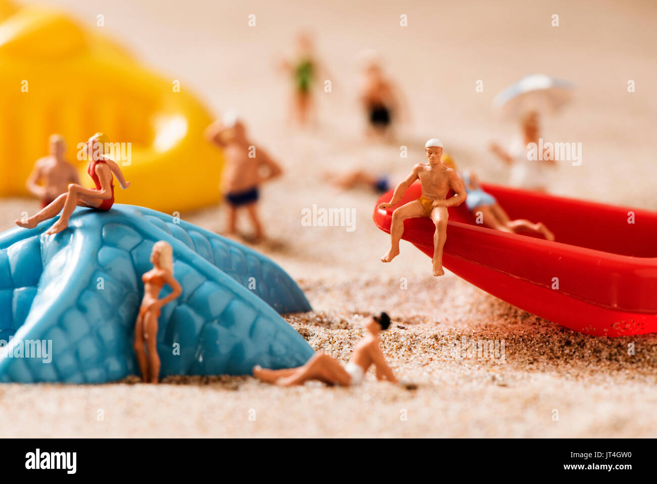 Miniature toy people hi-res stock photography and images - Alamy