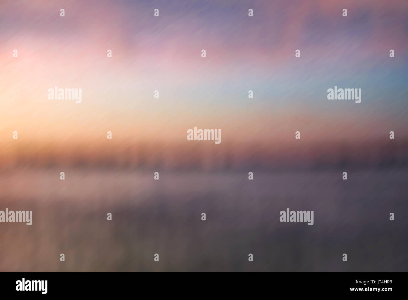 Abstract motion blur sunset nature background on the sea, rainy effect ...