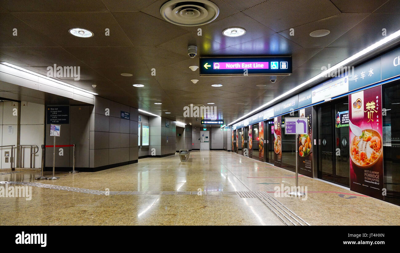 Singapore chinatown mrt station hi-res stock photography and images - Alamy