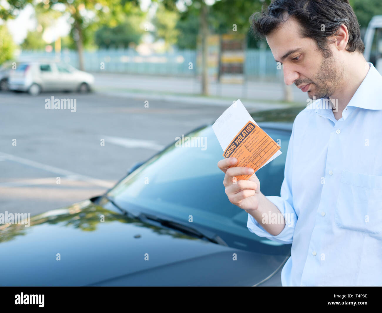 Ticket man car hi-res stock photography and images - Alamy