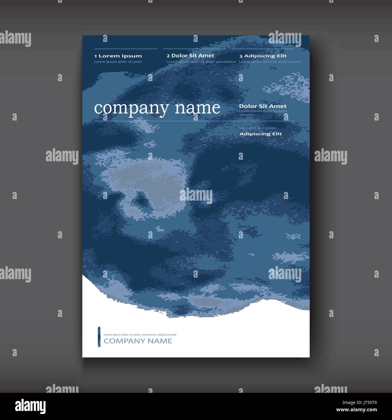 Blue Watercolor explosion shape artistic covers design. Decorative ...