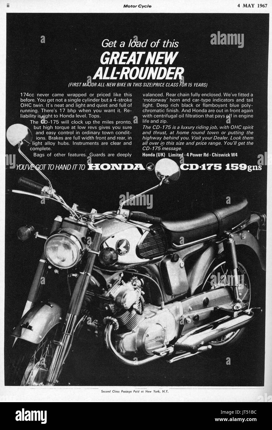 1967 honda magazine Black and White Stock Photos & Images - Alamy