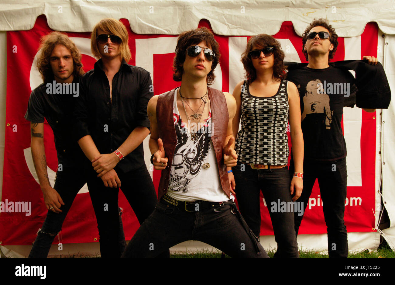 Mink portraits 2007 Lollapalooza Chicago,Il Stock Photo - Alamy