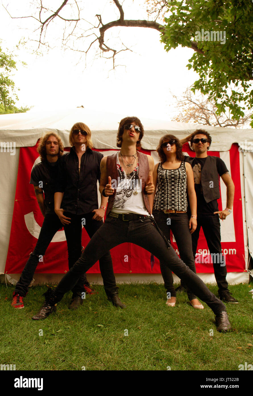 Mink portraits 2007 Lollapalooza Chicago,Il Stock Photo - Alamy