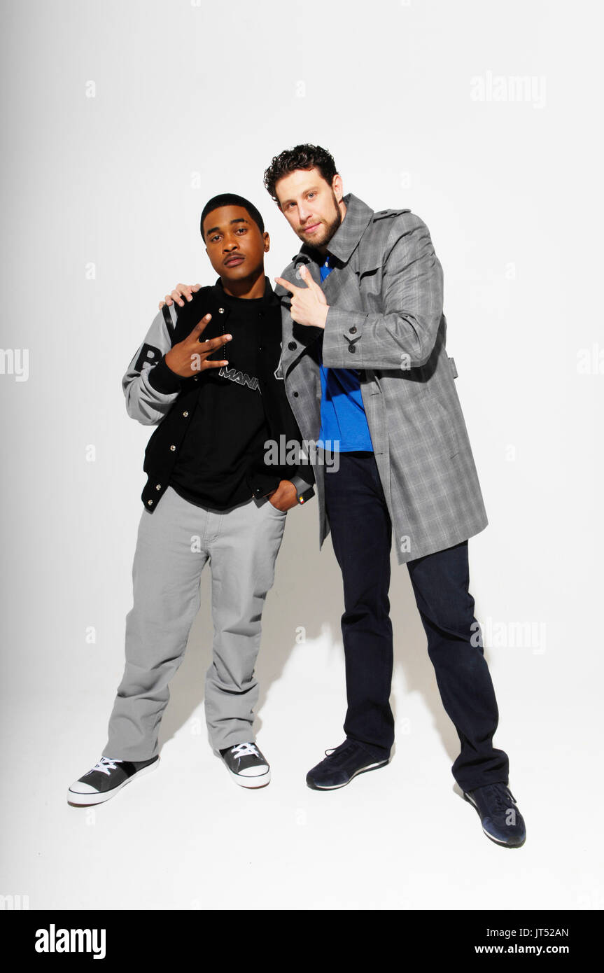 Rapper Mann (l) J.R. Rotem portrait set Mann featuring Jason Derulo ...