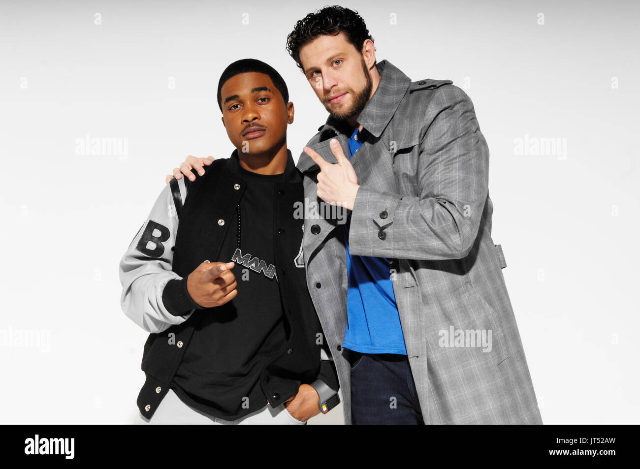 Rapper Mann (l) J.R. Rotem portrait set Mann featuring Jason Derulo ...