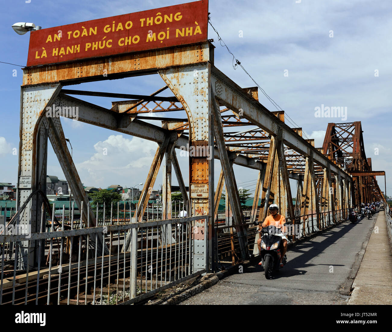Hanoi Long Bien Bridge Stock Photo - Alamy