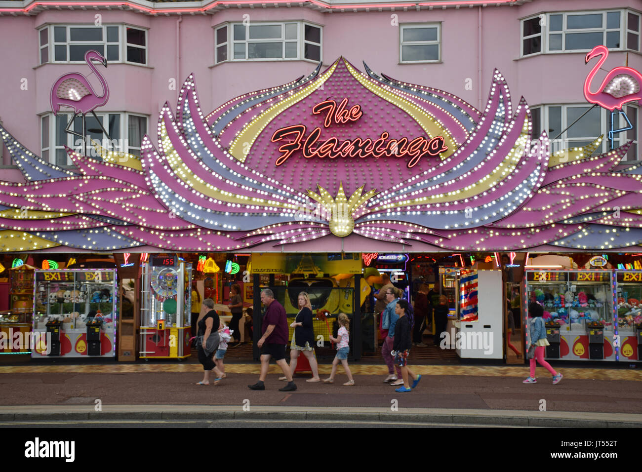 Amusement arcade, Great Yarmouth seafront, Norfolk UK August 2017 Stock ...
