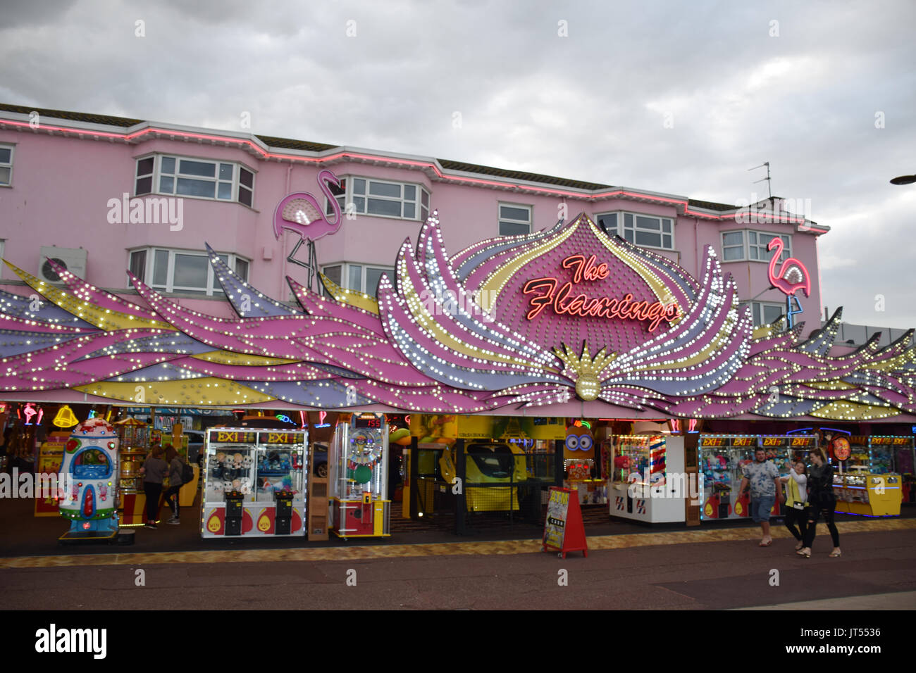 Amusement arcade, Great Yarmouth seafront, Norfolk UK August 2017 Stock ...