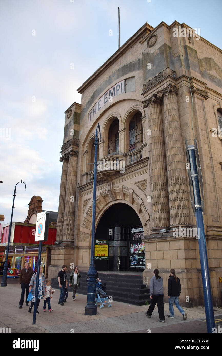 Rundown and closed Empire theatre, Great Yarmouth, Norfolk 2017 UK ...