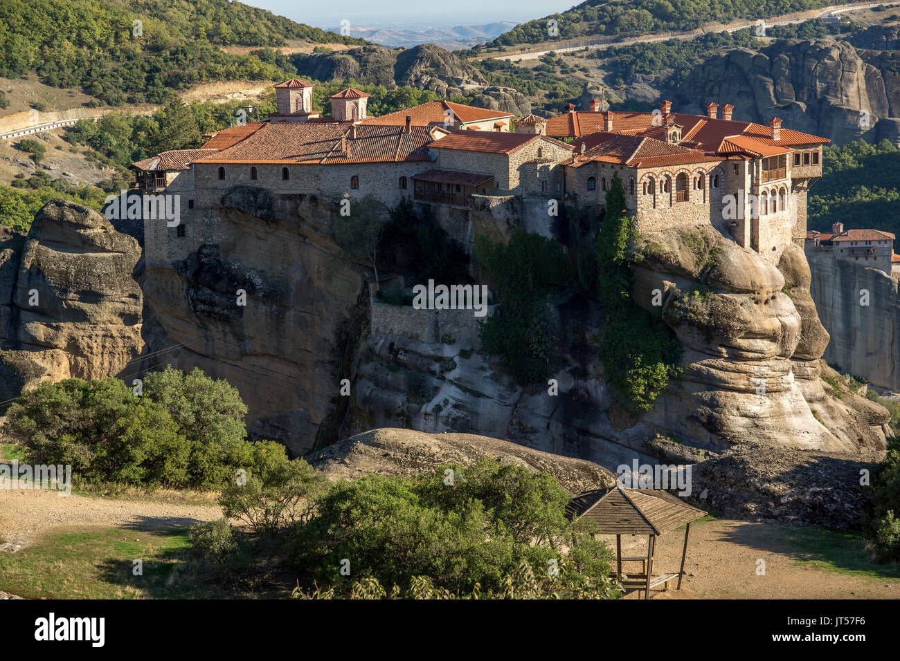 Meteora, Holy Monastery of Varlaam, Greece Stock Photo - Alamy