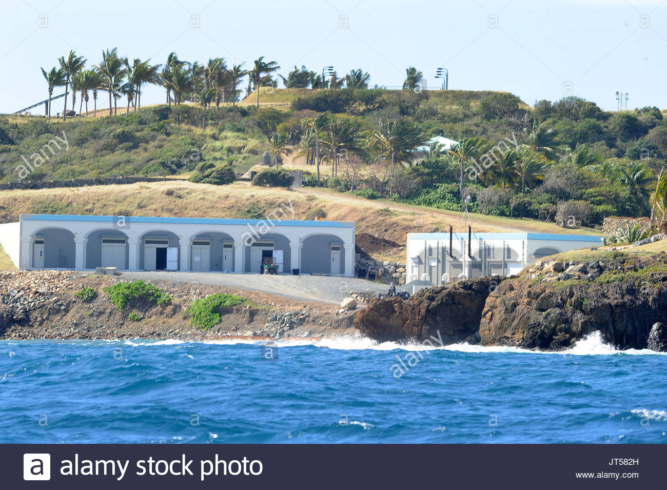 General views of Jeffrey Epstein's private island in US Virgin Stock ...