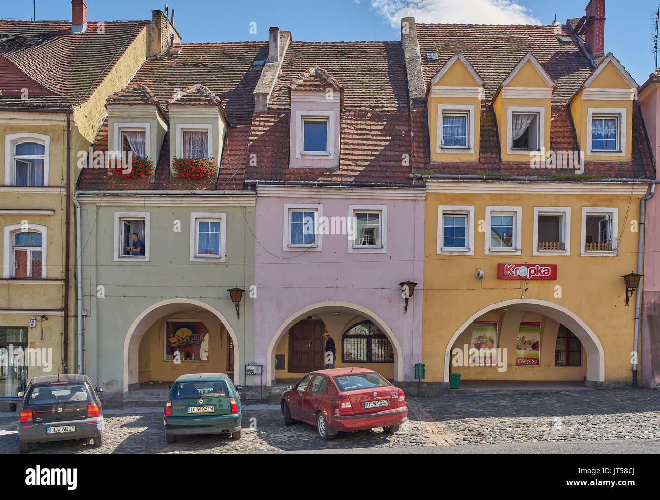 Lubomierz historical old little town Lower Silesia Poland Liebenthal ...