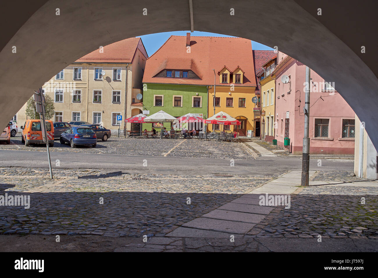 Lubomierz historical old little town Lower Silesia Poland Liebenthal ...