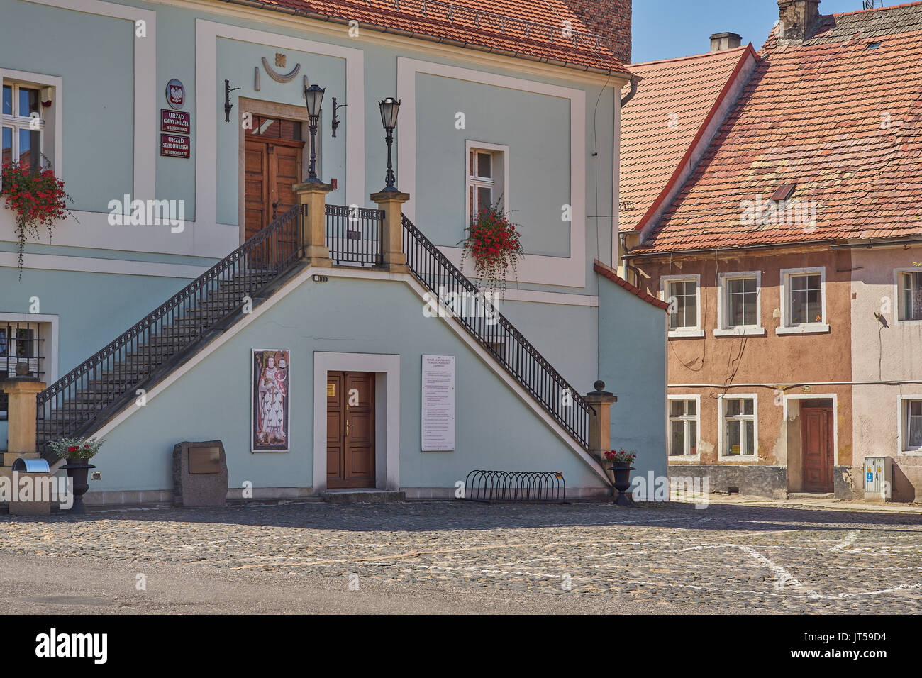Lubomierz historical old little town Lower Silesia Poland Liebenthal ...