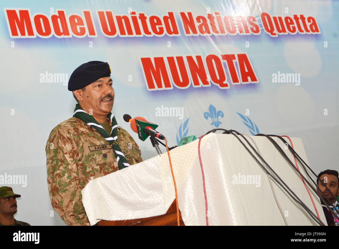 QUETTA, PAKISTAN. July-28 2017: Commander Southern command Let Gen ...