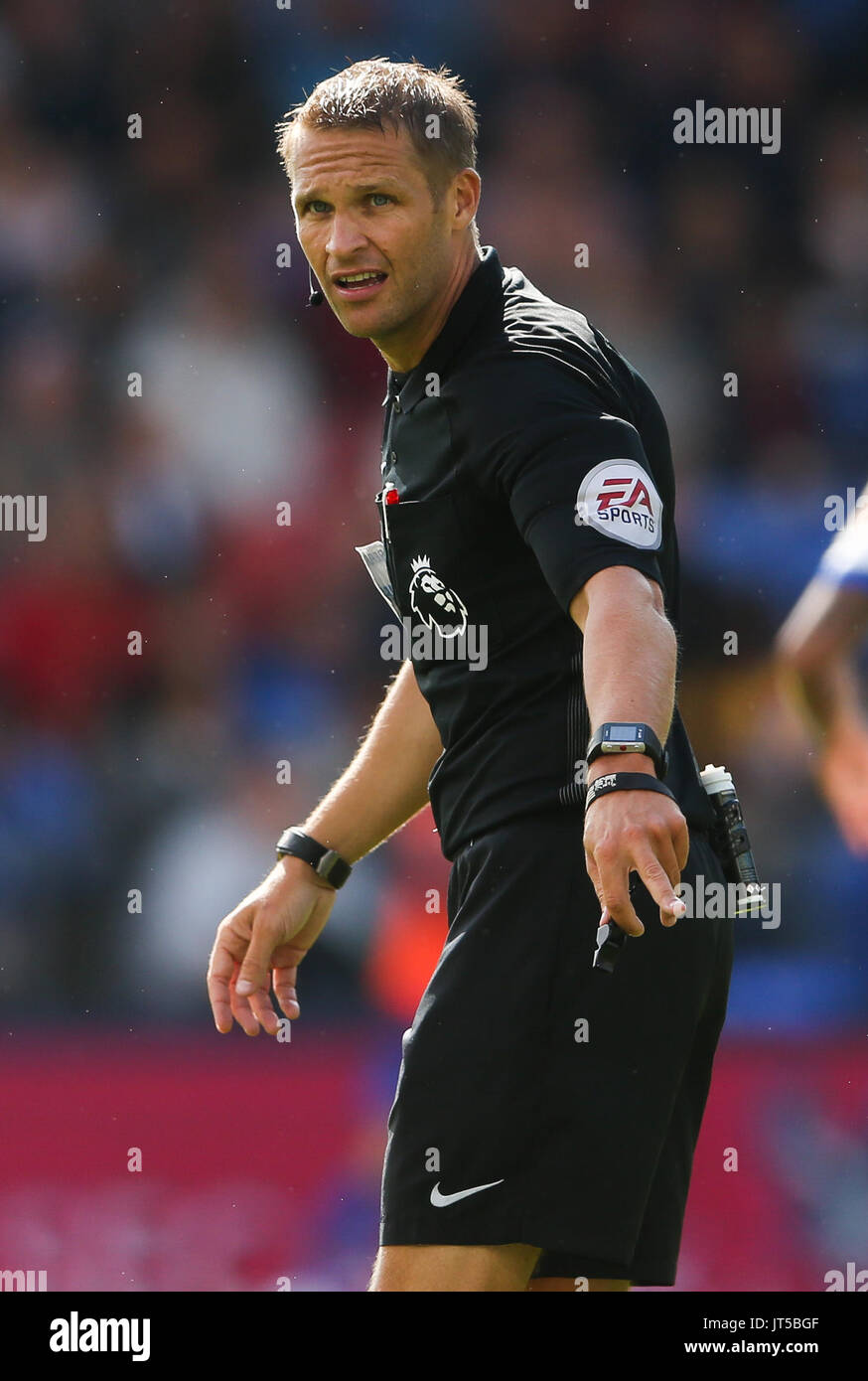 Referee Craig Pawson during the pre-season friendly match at Selhurst ...