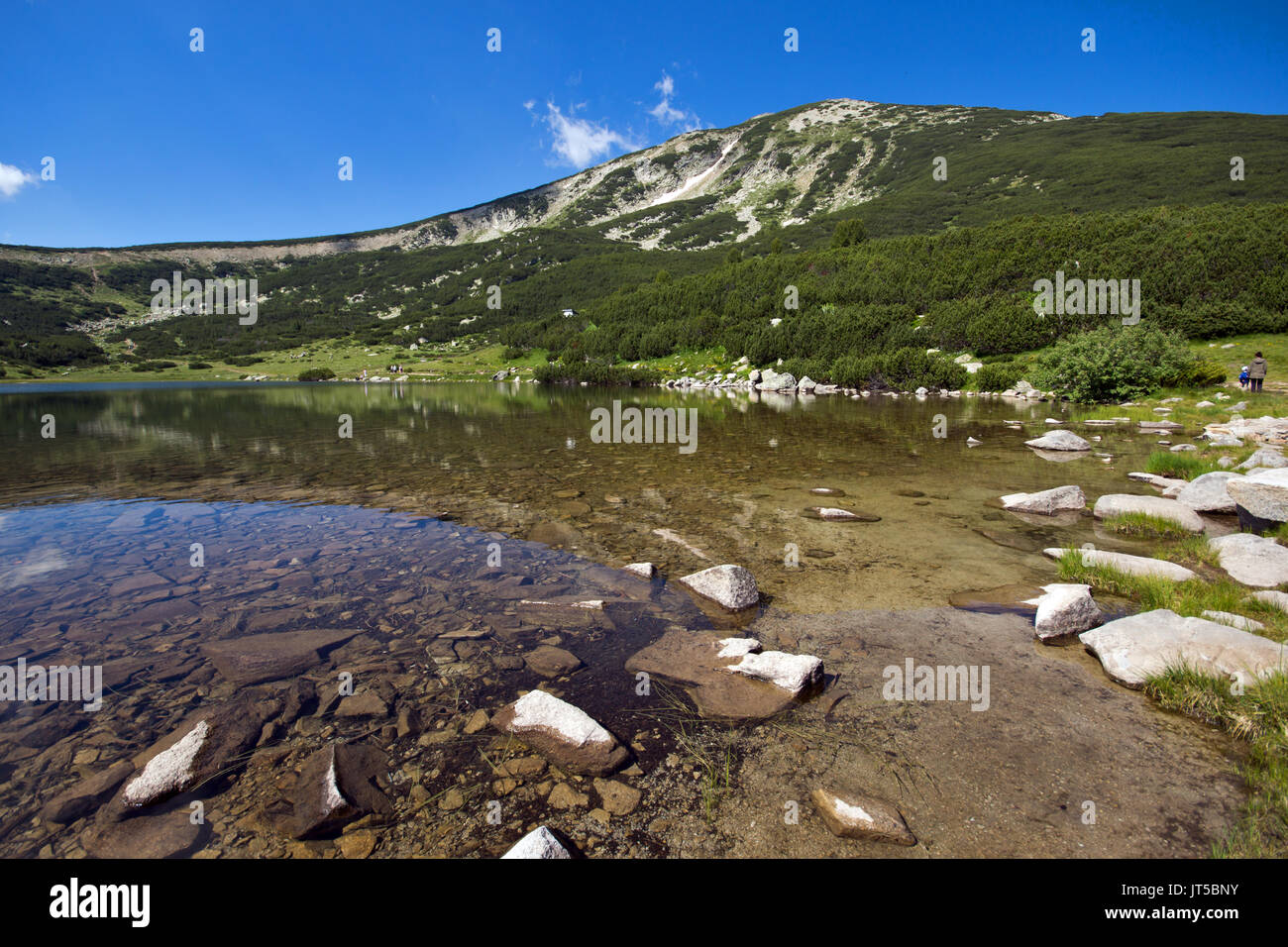 Lake Bezbog and Bezbog hut, Pirin Mountain, Bulgaria Stock Photo - Alamy
