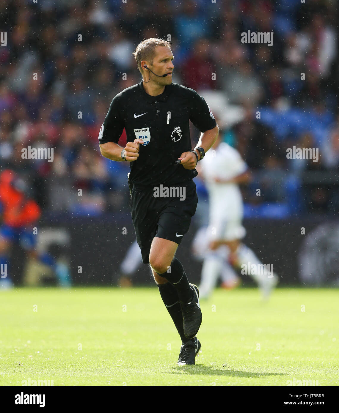 Referee Craig Pawson during the pre-season friendly match at Selhurst ...