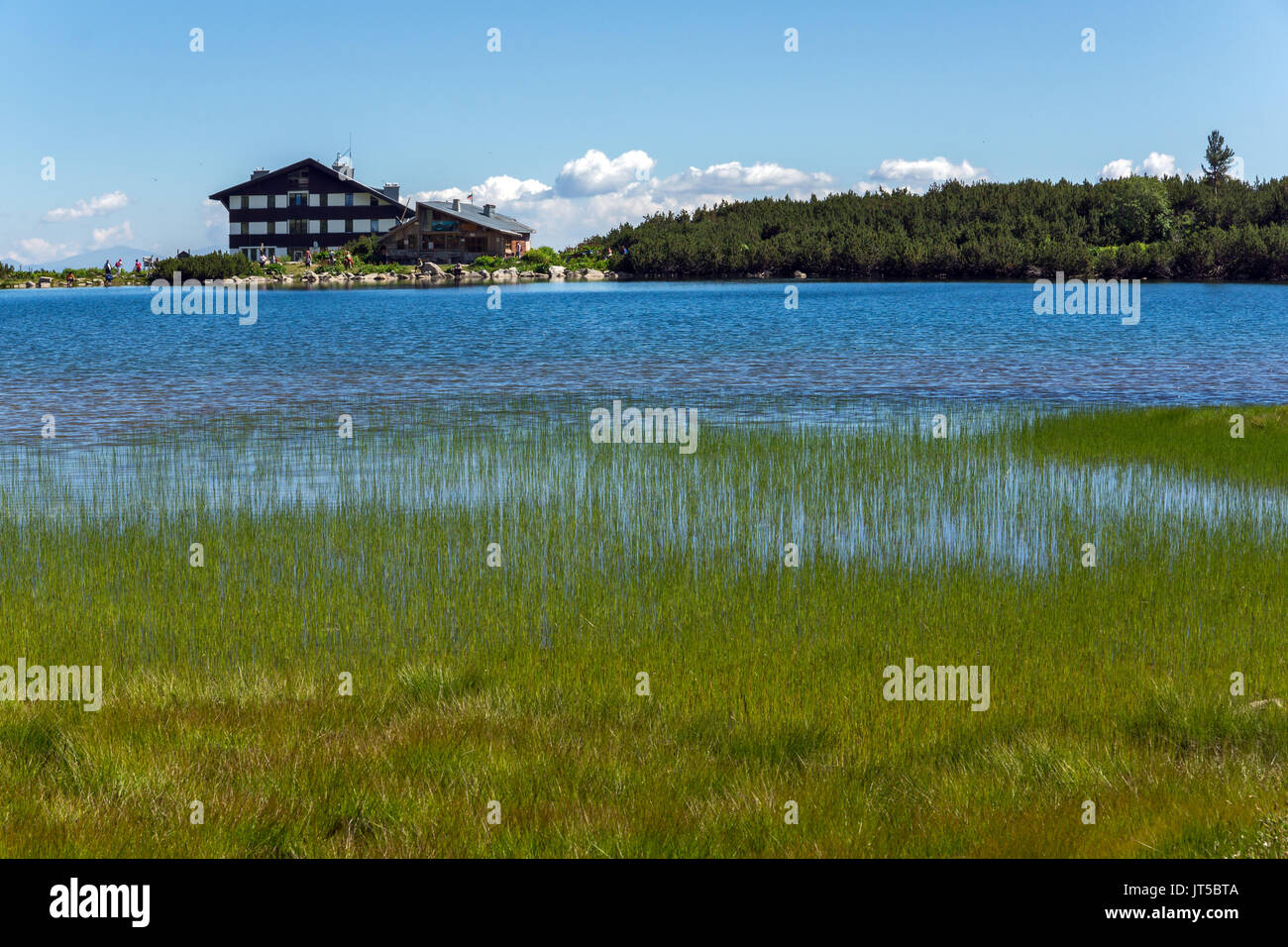 Lake Bezbog and Bezbog hut, Pirin Mountain, Bulgaria Stock Photo - Alamy