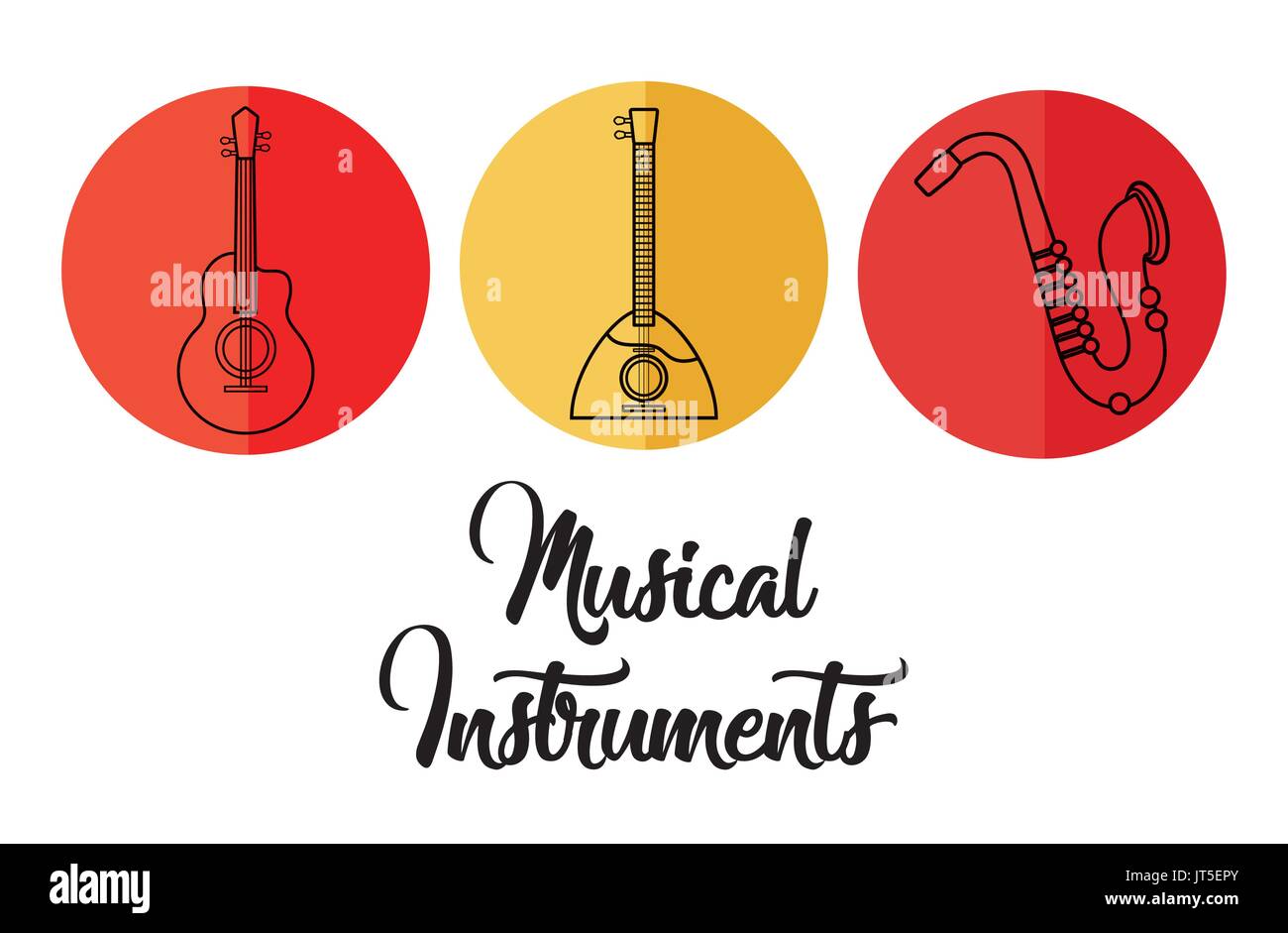 musical instruments design Stock Vector Image & Art - Alamy