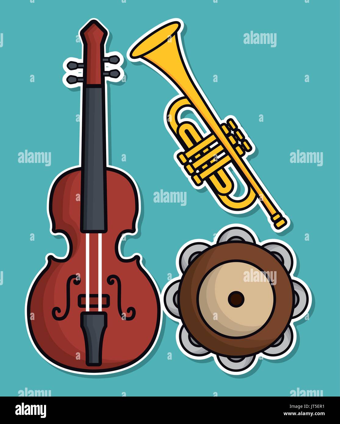 musical instruments design Stock Vector Image & Art - Alamy