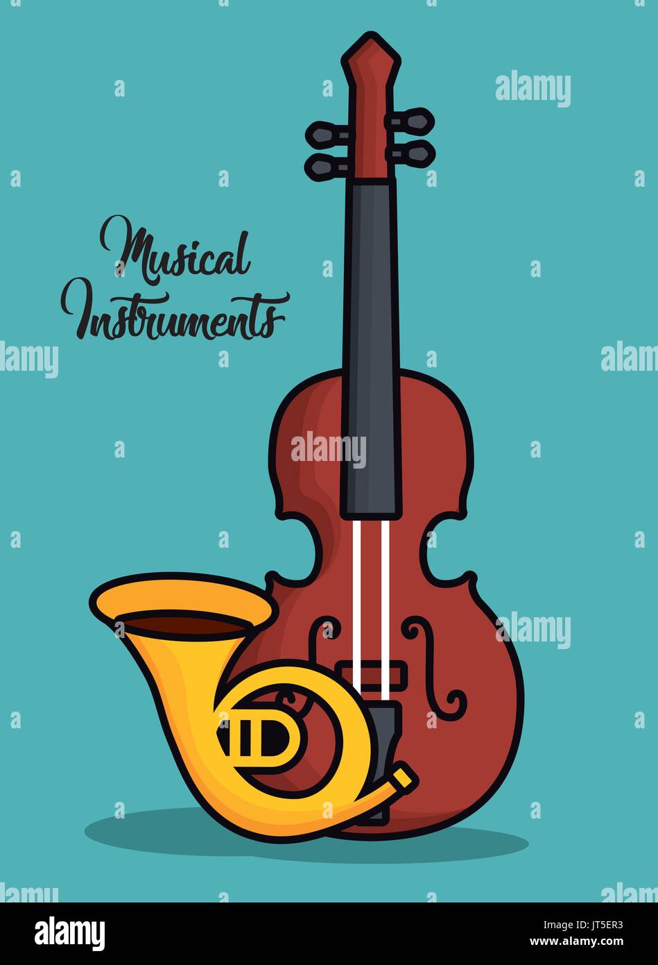 musical instruments design Stock Vector Image & Art - Alamy
