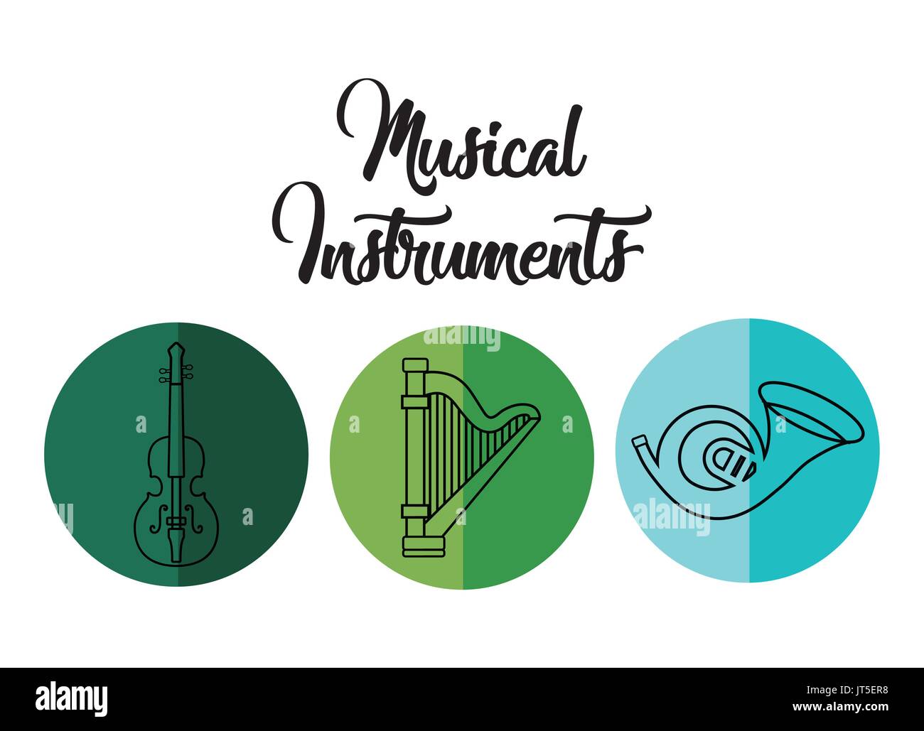 musical instruments design Stock Vector Image & Art - Alamy