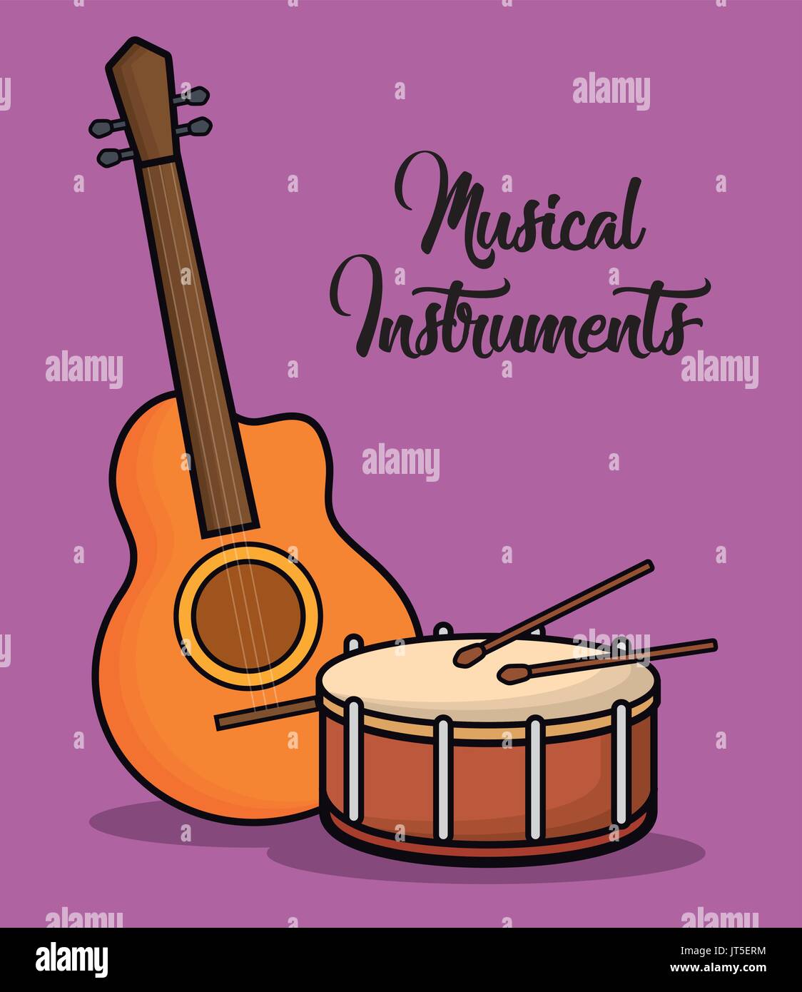 musical instruments design Stock Vector Image & Art - Alamy