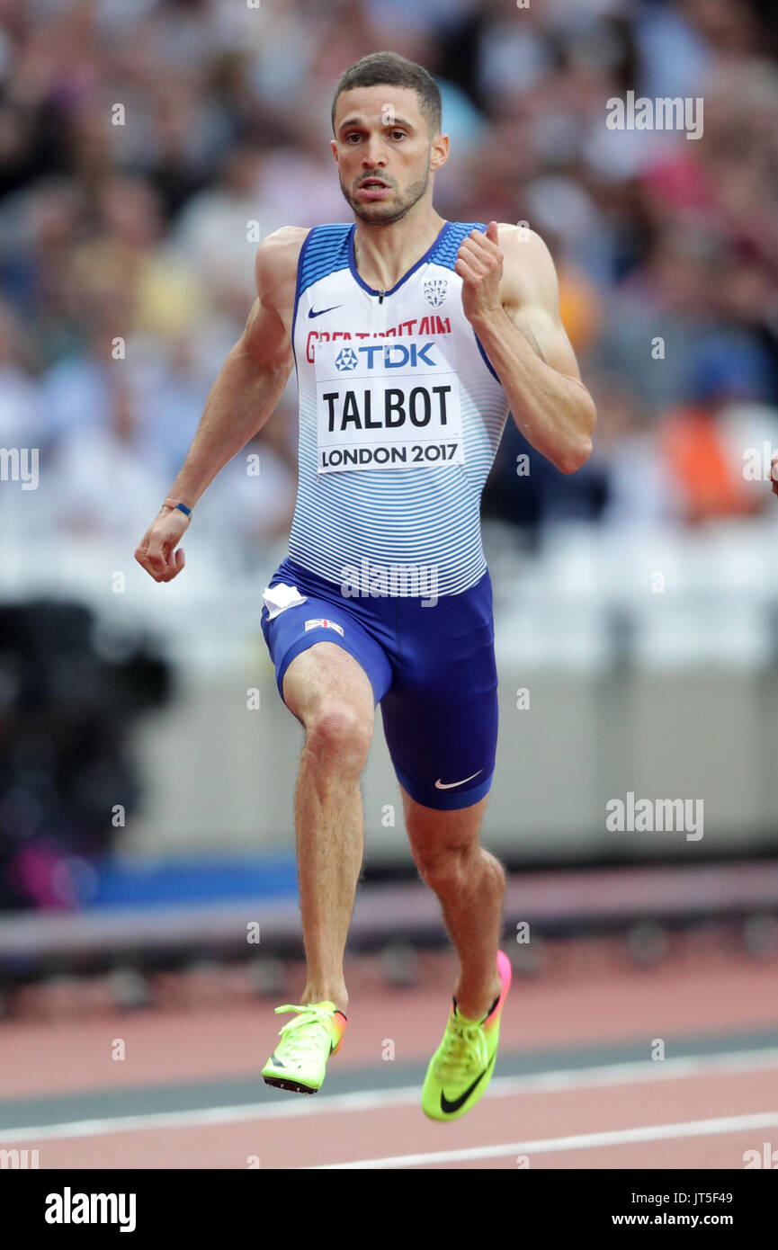 Great Britain's Daniel Talbot (left) and South Africa's Wayde Van ...
