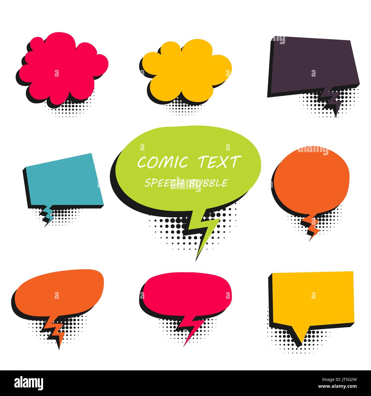 Clear empty boom comic bubble hi-res stock photography and images - Alamy