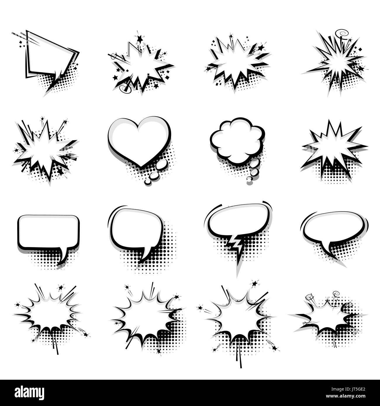 Comic empty text speech bubble 20 Stock Vector Image & Art - Alamy