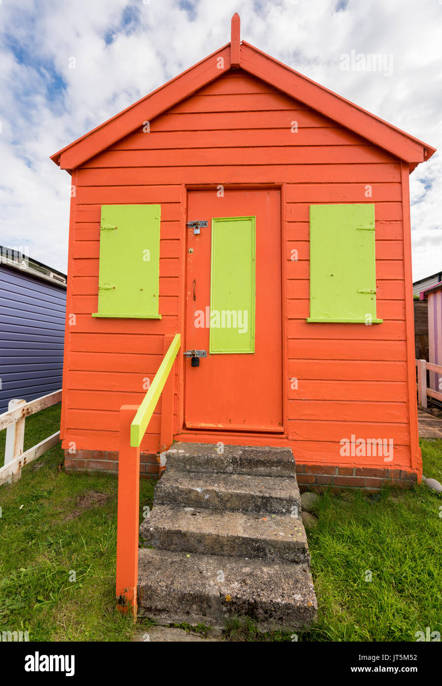 Beach side huts hi-res stock photography and images - Alamy