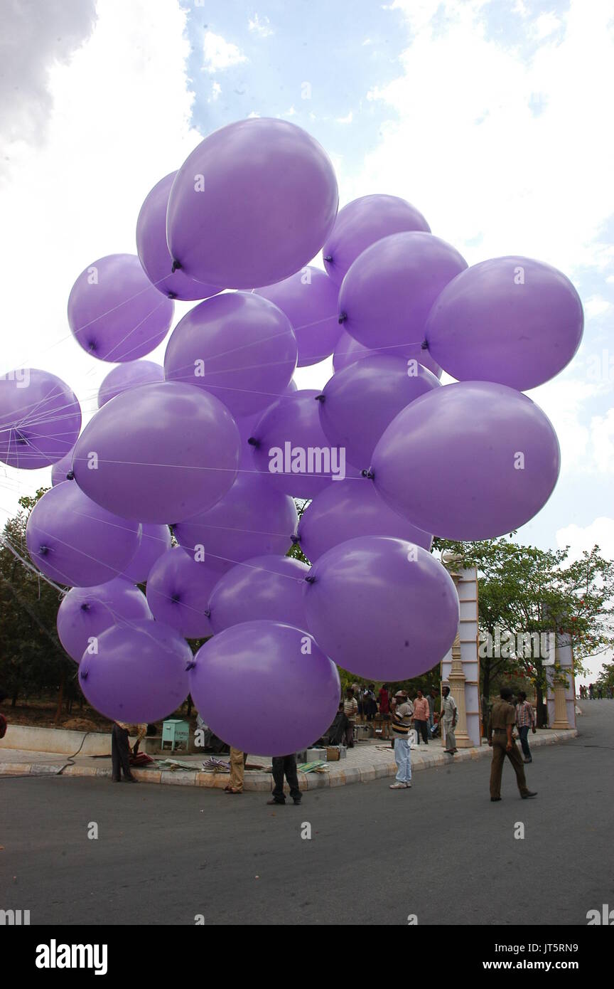 Air Balloons in a function Stock Photo - Alamy