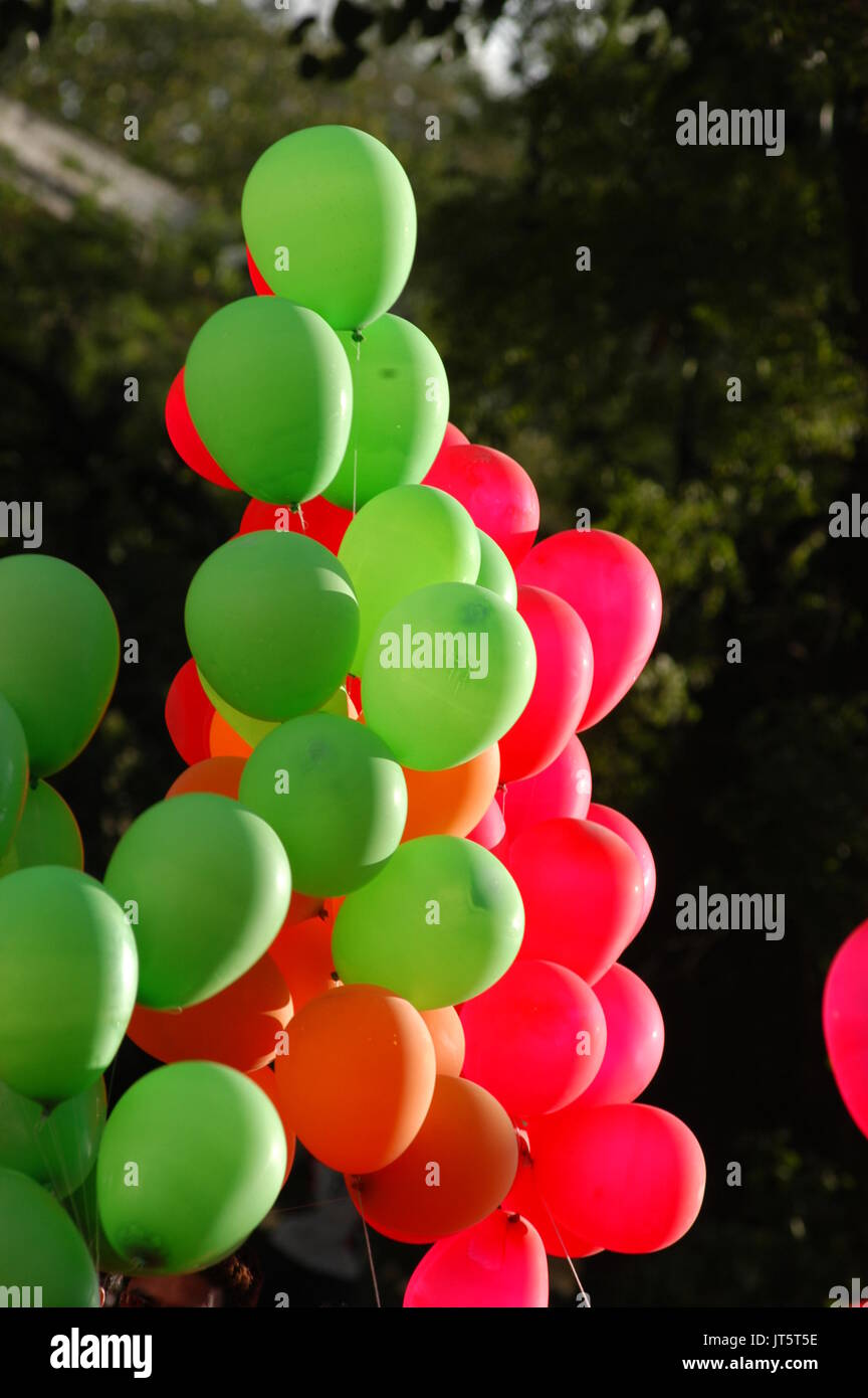 Air Balloons in a function Stock Photo - Alamy