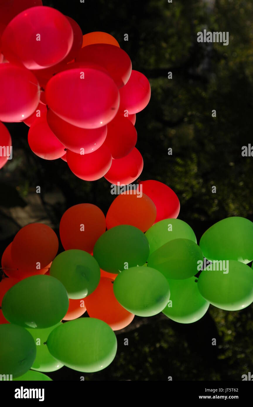 Air Balloons in a function Stock Photo - Alamy