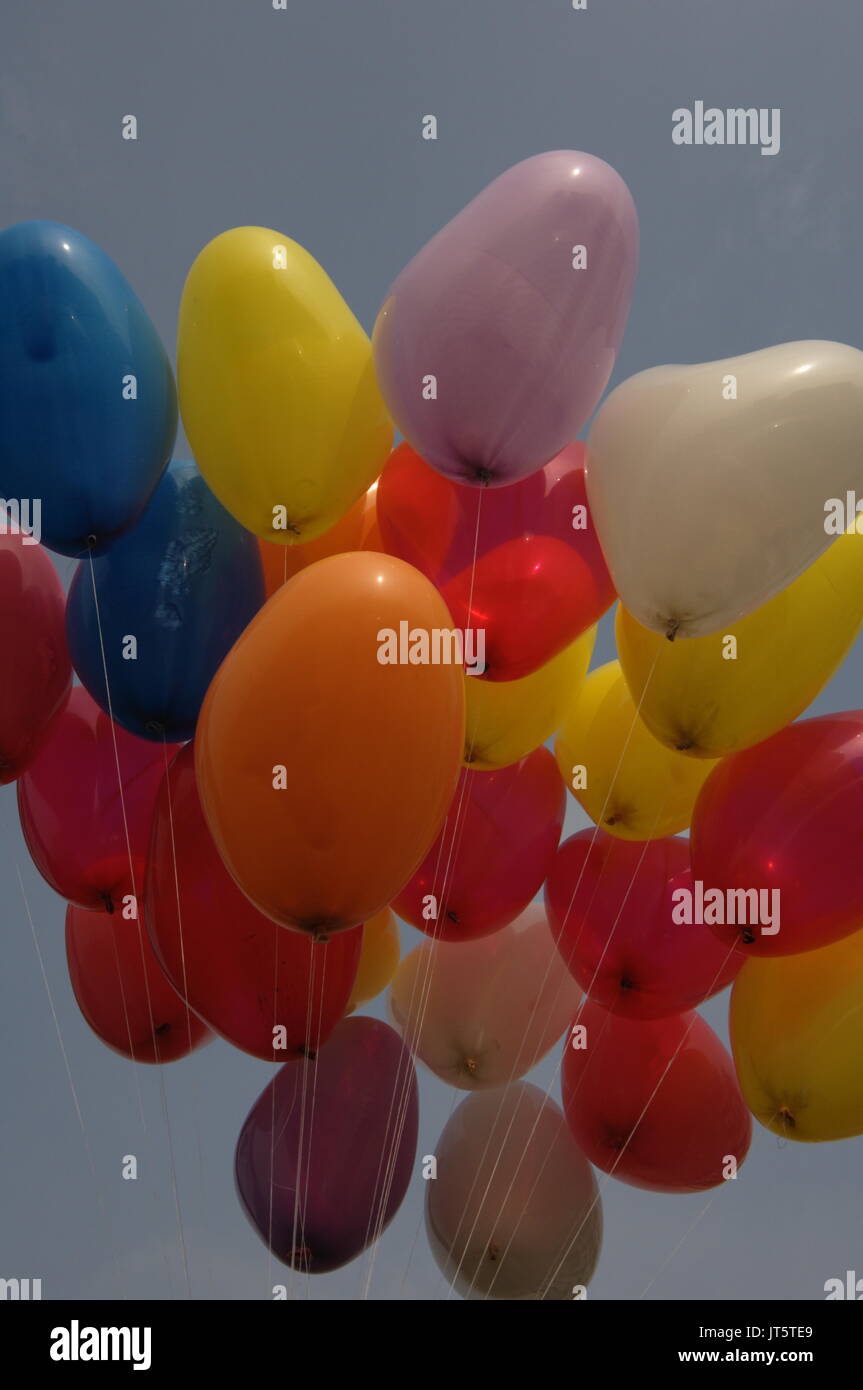 Air Balloons in a function Stock Photo - Alamy