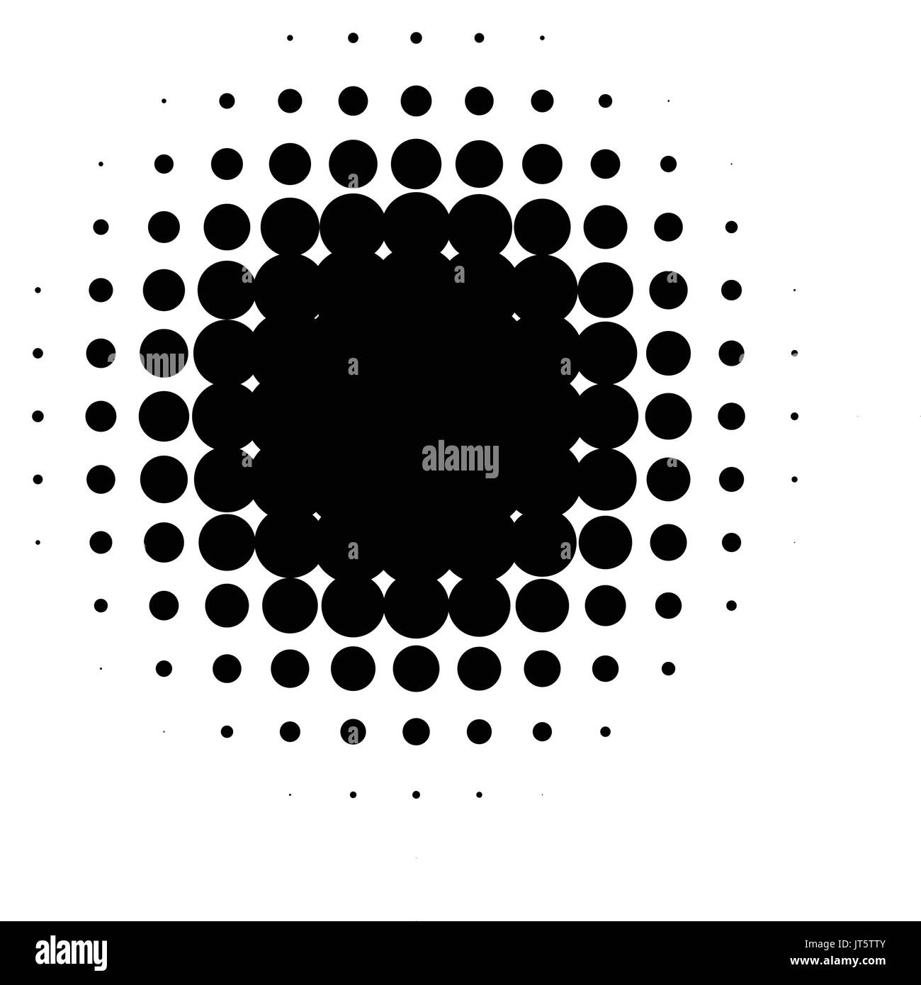 Halftone element, circular halftone pattern. Specks, halftone circle gradient Stock Vector Image ...