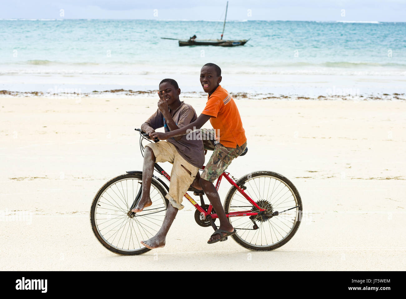 African Riding A Bicycle In Africa High Resolution Stock Photography ...
