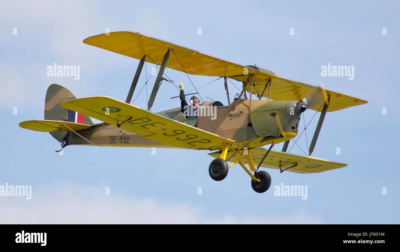 de Havilland Tiger Moth from Tiger 9 Aeronautical Display Team Stock ...