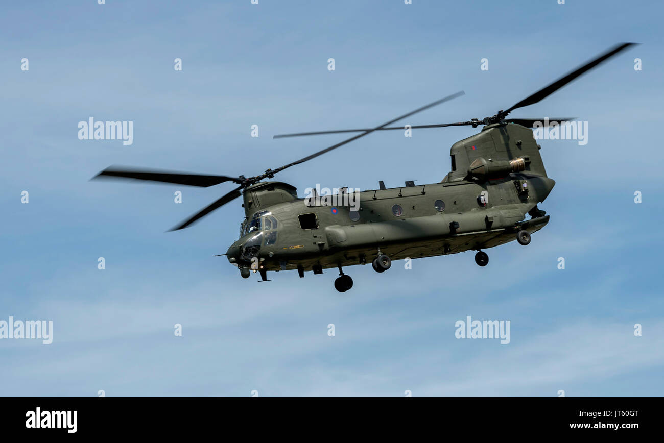 RAF Chinook Display Team, 18 Squadron at the Royal International Air ...