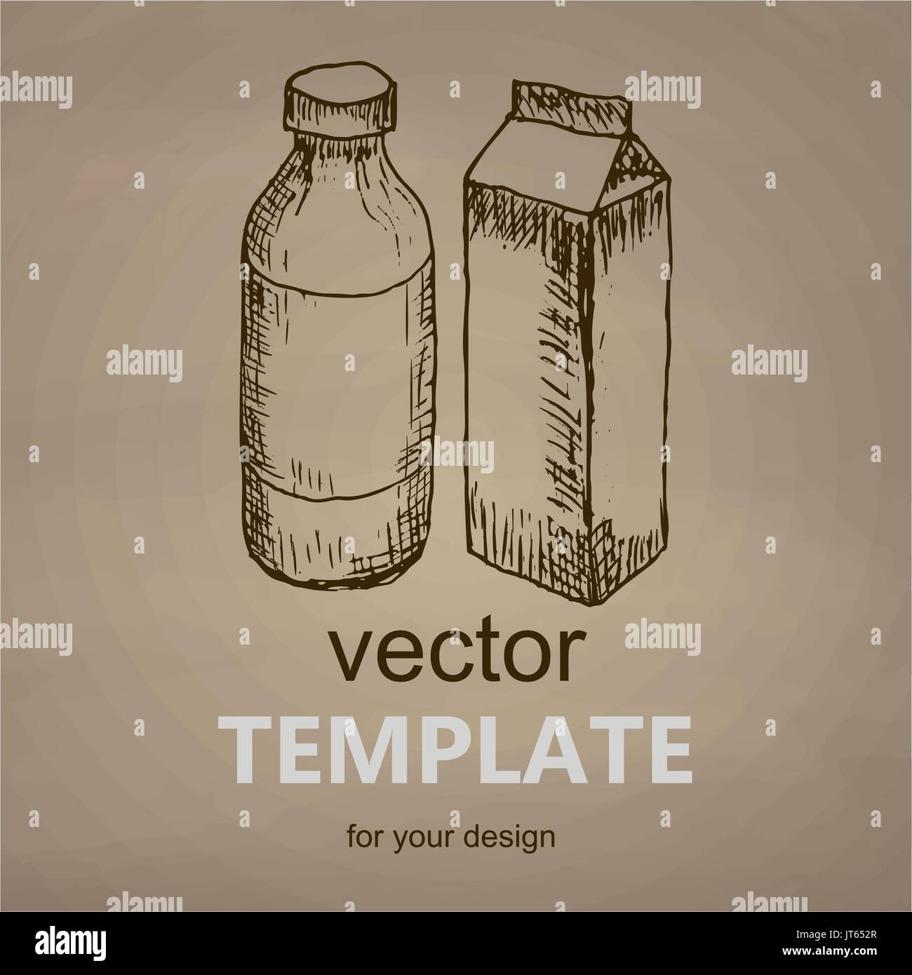 Milk hand drawn vector illustration Stock Vector Image & Art - Alamy